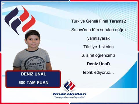 Hem Yaşam Hem Sınav Başarısı İçin - Final Okulları